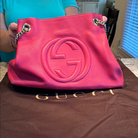 Gucci | Bags | Gucci Pink Shoulder Bag | Poshmark